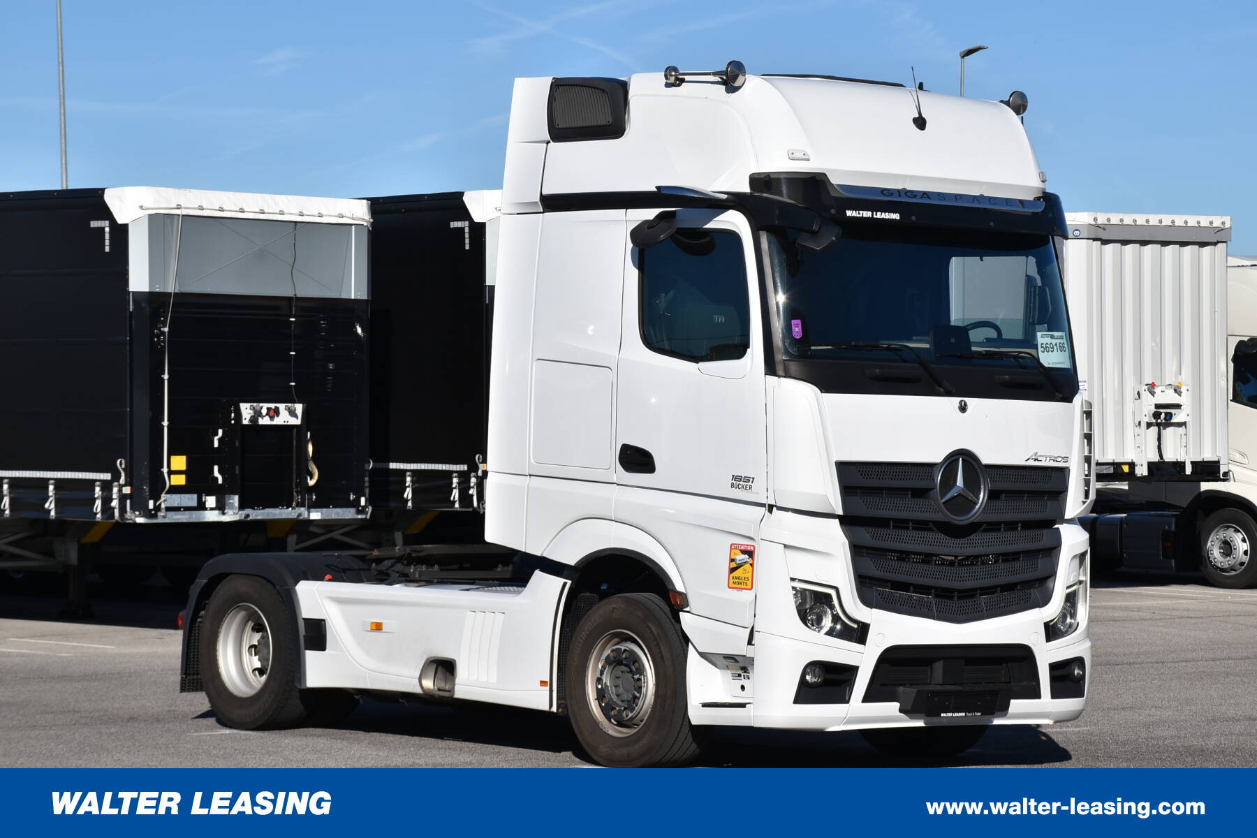 Mercedes Benz HGV tractor unit Actros 1851 - used - WALTER LEASING (INT)