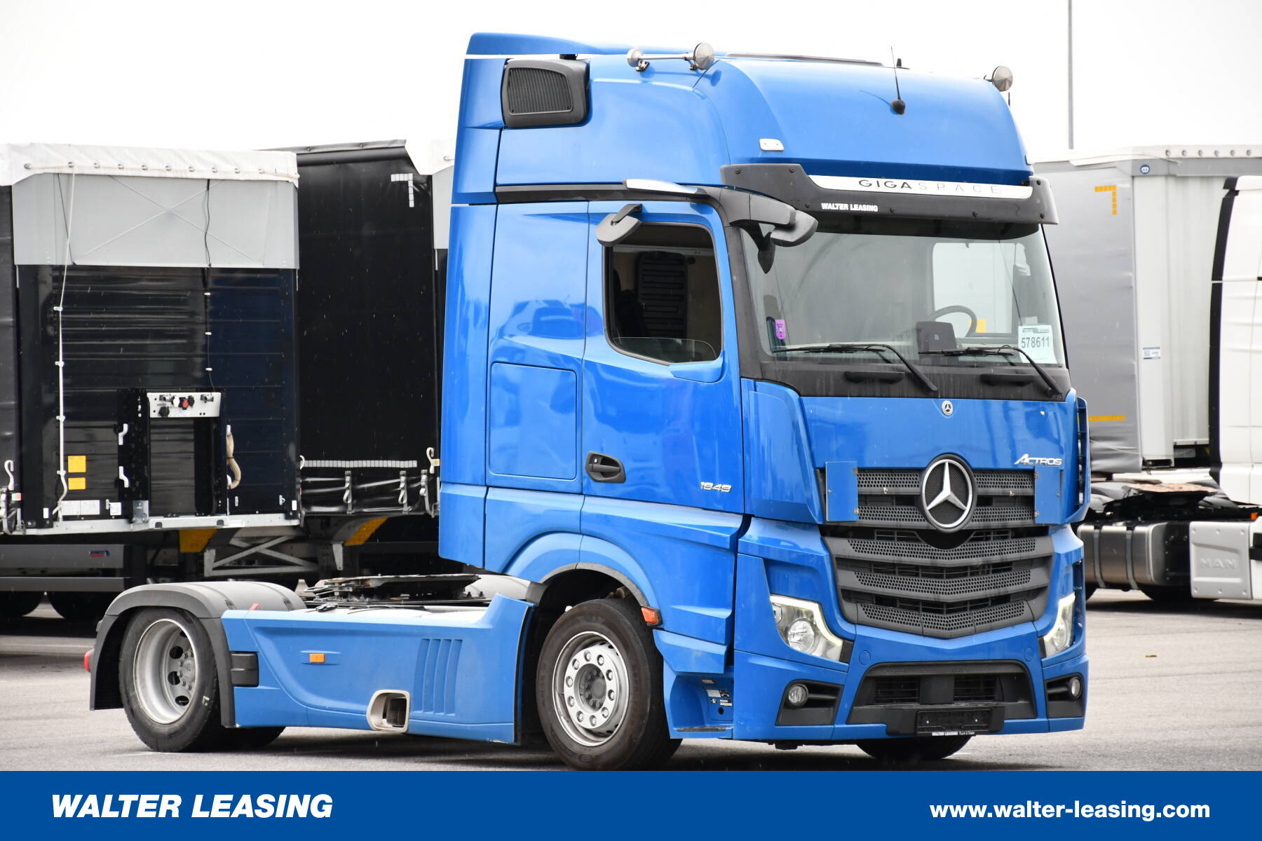 Mercedes Benz Mega tractor unit Actros 1848 - used - WALTER LEASING (INT)