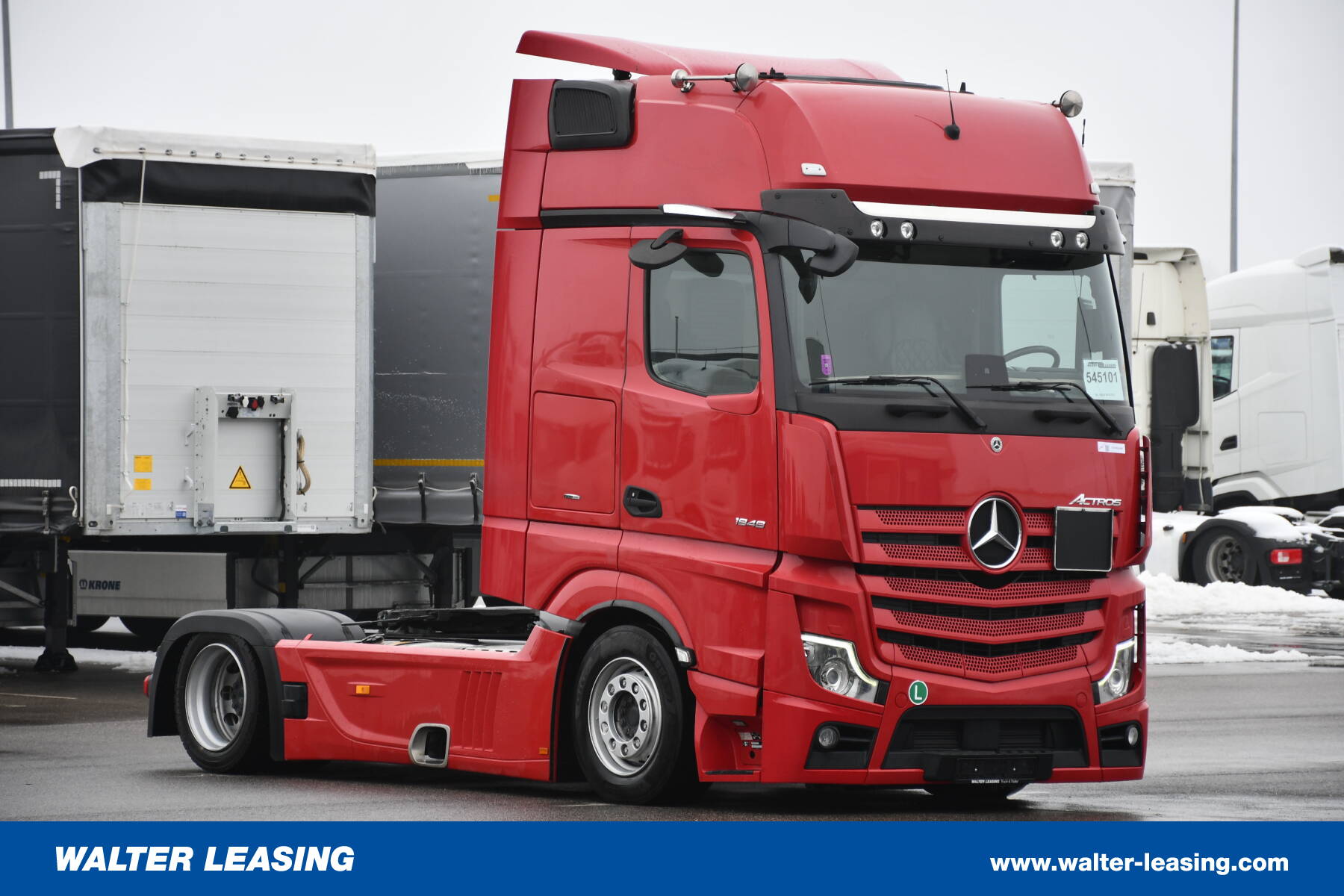 Mercedes Benz Mega tractor unit Actros 1848 - used - WALTER LEASING (INT)