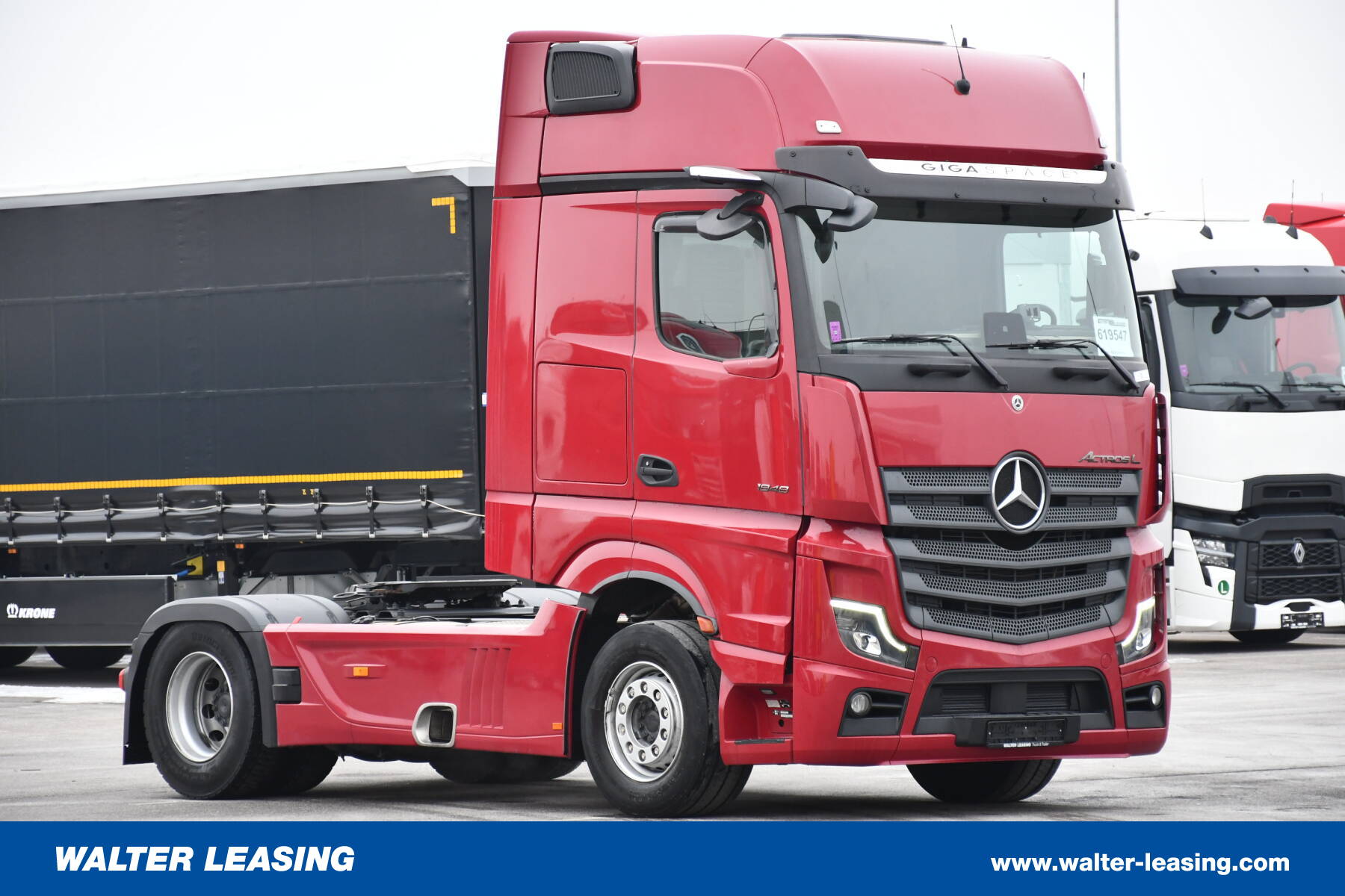 Mercedes Benz HGV tractor unit Actros 1848 - used - WALTER LEASING (INT)